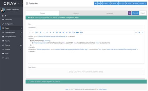 Grav Cms Responsive Iframes