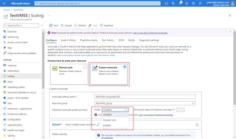 virtual machine scale sets で予測自動スケーリングを使用して負荷が発生する前にスケールアウトする azure