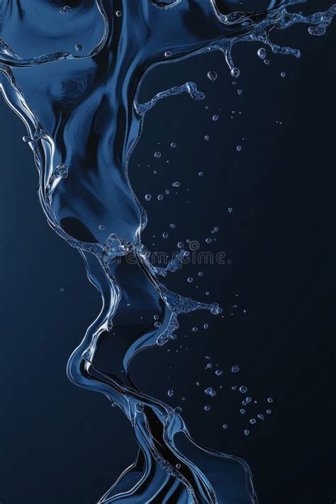 Fluid Dynamics The Captivating And Stunning Beauty Of Water As It Moves And Flows Gracefully