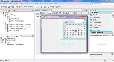 Cara Membuat Jcalendar Pada Java Netbeans 80