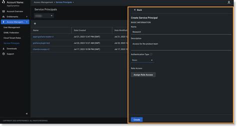 Create Service Principals