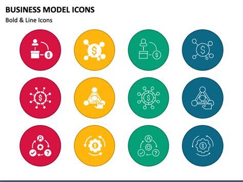 Business Model Icon Business Model Icon From Industry 4 0 Stock