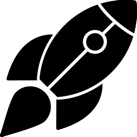 Rocket Vector Icon 20364871 Vector Art At Vecteezy