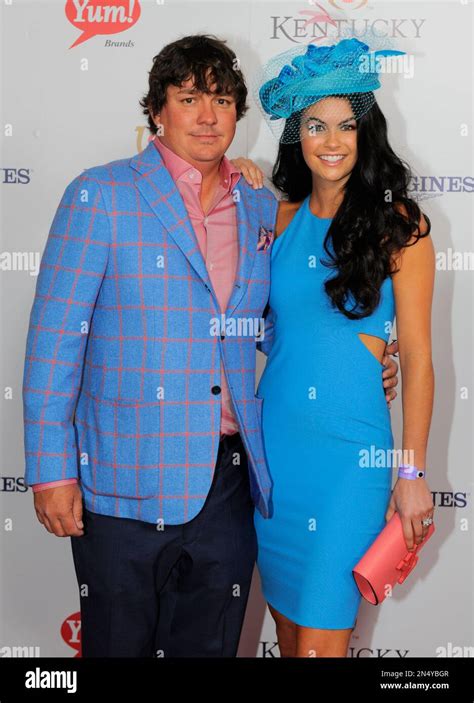 Jason Dufner And His Wife Amanda Are Seen At The 140th Kentucky Derby
