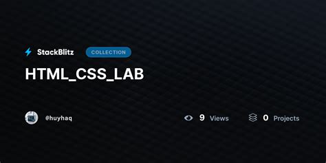 Htmlcsslab By Huyhaq Stackblitz