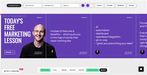 Linkedin Carousel Post Template