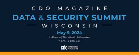Marcus Radue On Linkedin Cdo Magazine Data And Security Summit Wisconsin Hosted On Whova