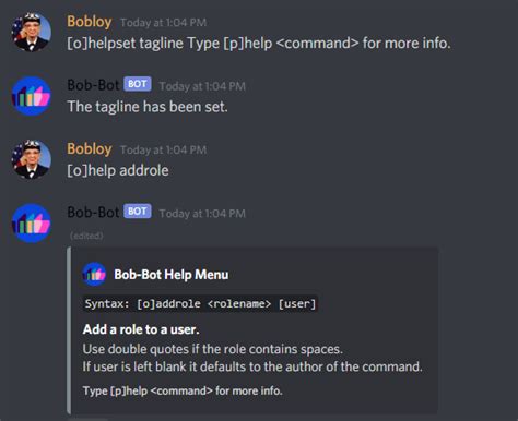 Help Tagline Formatting · Issue 4669 · Cog Creatorsred Discordbot