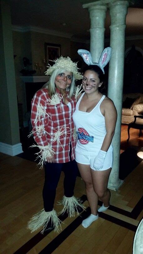 Diy Scarecrow And Lola Bunny Halloween Costumes Halloween Costumes