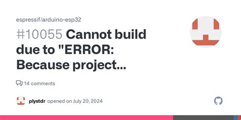 Cannot Build Due To Error Because Project Depends On Idf 510