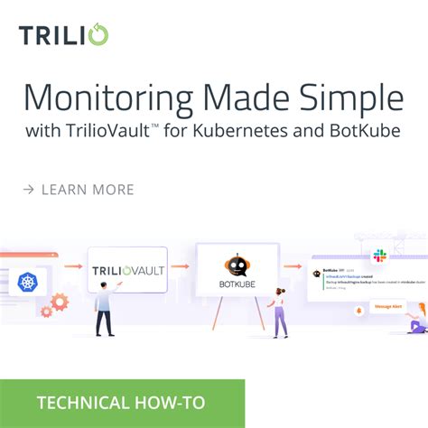 Monitoreo De Recursos De Trilio Para Kubernetes Con Botkube Trilio