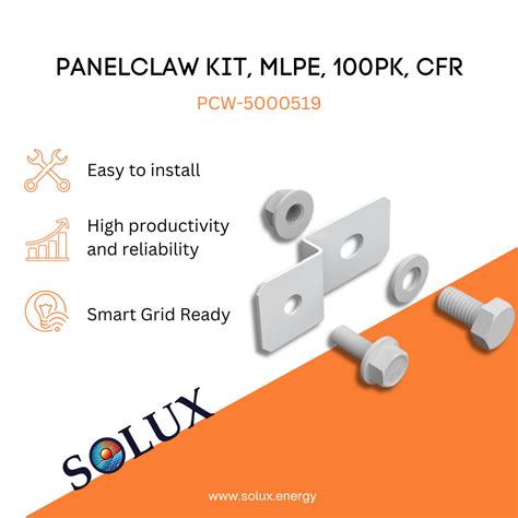 Panel Claw Flat Roof Solar Mounting Systems Solux Llc