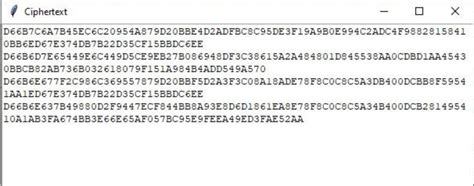 The Ciphertext Of The Faculty Table Download Scientific Diagram