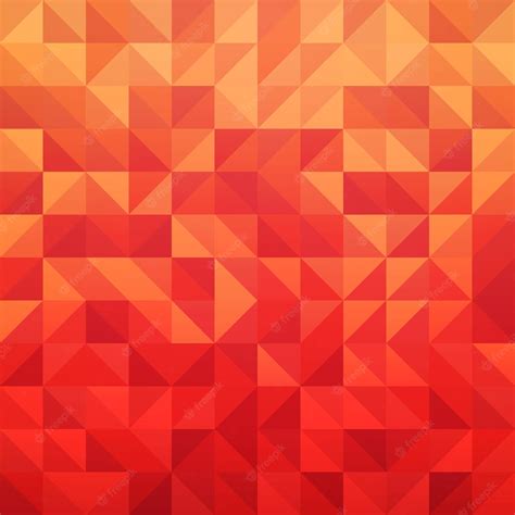 Premium Vector Abstract Geometric Vector Background In Red Color With Triangle Tile Pattern