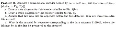 Solved Problem 2 Consider A Convolutional Encoder Defined By N1 N