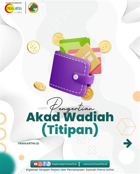 Pengertian Akad Wadiah Prima Artha Edukasi Syariah