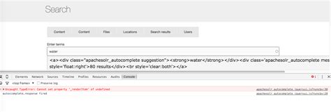 Apache Solr Autocomplete Issue With Jquery Ui Dataautocomplete