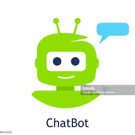 Roboter Oder Chatbotzeichenvorlage Chat Botsymbol Für Website Stock Vektor Art Und Mehr Bilder