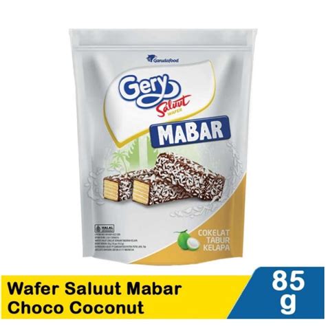 Jual Gerry Wafer Saluut Mabaar Chcoco Coconut 85gr Shopee Indonesia