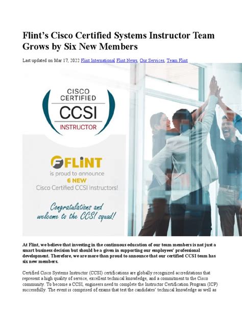 Become Cisco Instructor Download Free Pdf Cisco Certifications