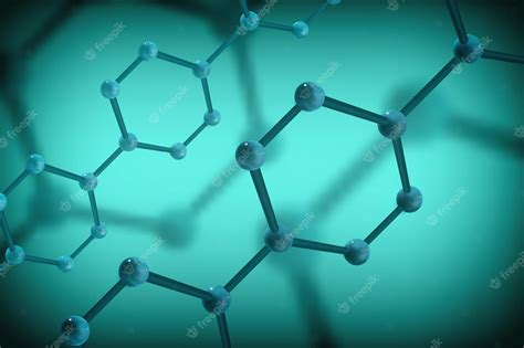 Premium Vector Science Background With Molecules