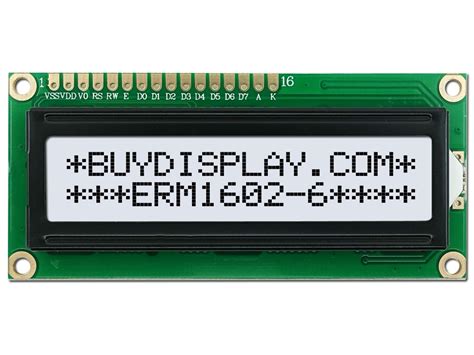 DISPLAY LCD ARDUINO COMPATIBLE RASPBERRY LCD1602 BACKLIGHT BLANCO 16X2