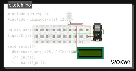 Pencekan Kelembapan Udara Wokwi Esp32 Stm32 Arduino Simulator