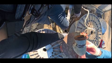 1 지하수 수중 모터 인양 및 설치 인양편 Youtube