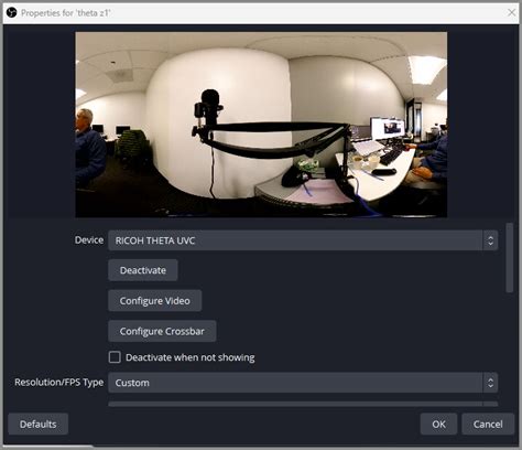 cannot live stream through usb to pc obs with windows 11 360 media camera 360 developer