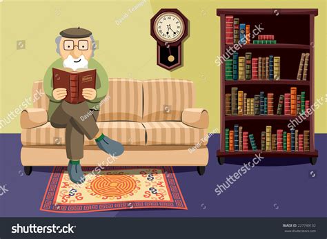 Раскраски Дедушка Читает Газету 65 фото