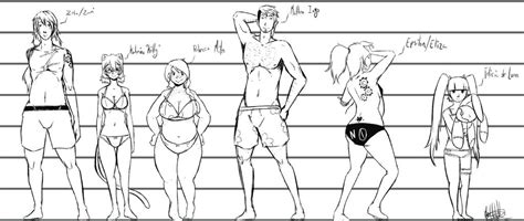 Character Scaling By Grimzero015 On Deviantart