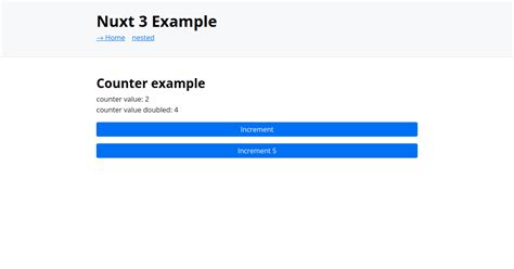 Simple Nuxt 3 Pinia Codesandbox