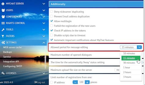 Mychat 20234 — Editing Messages