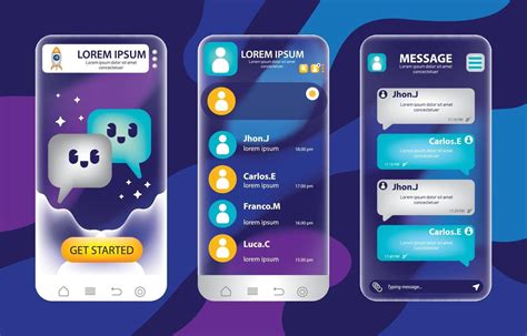 Glass Morphism Ui Ux Template 3107034 Vector Art At Vecteezy