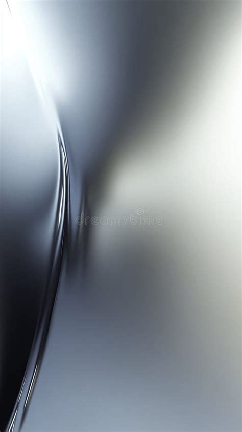 Abstract Metallic Gradient With Smooth Curves Stock Image Image Of Contemporary Silhouette
