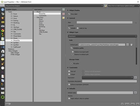 Outcrop Photographs QGIS In Mineral Exploration Documentation
