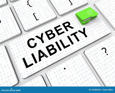 Cyber Liability Insurance Data Cover 3d Rendering Stock Illustration Illustration Of Computer