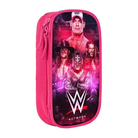 Wwe Pencil Case Durable Pencil Pouch With Big Capacity Minimalist