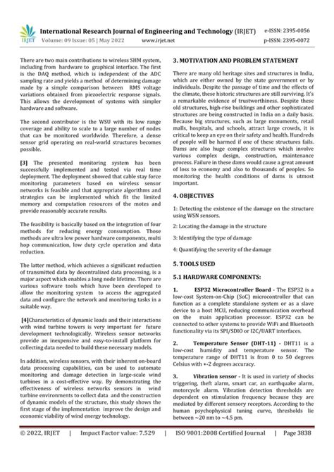 Autonomous Sensor Nodes For Structural Health Monitoring Of Bridges Pdf Internet Of Things