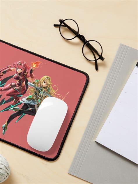 Pyra And Mythra Smash Ultimate Artwork Mouse Pad By Thesmashstash