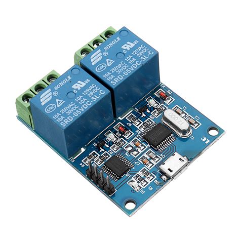 LCUS Dual Channel USB Relay Module USB Intelligent Control Switch Alexnld Com