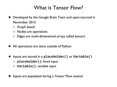 Intro To Tensorflow And Pytorch Workshop At Tubular Labs Ppt