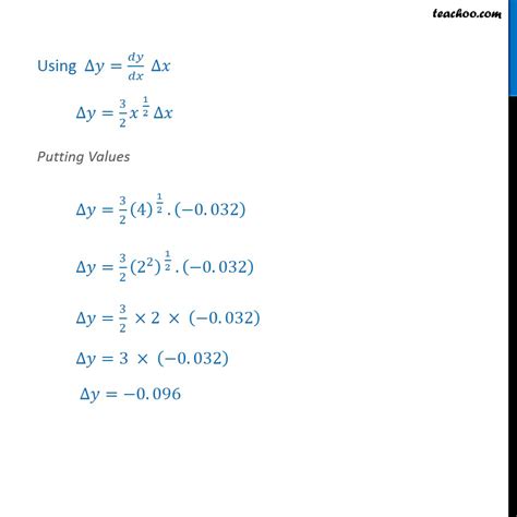 ex 6 4 1 class 12 using differentials find approximate value of