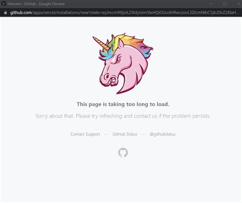 Deploying To Vercel And Netlify This Page Is Taking Too Long To Load Unicorn · Community