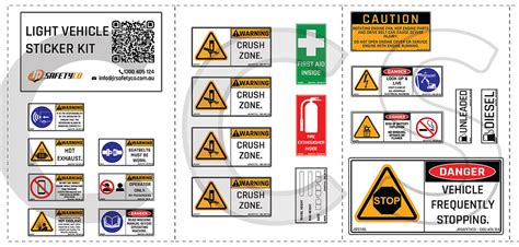Light Vehicle Sticker Kit Ccs
