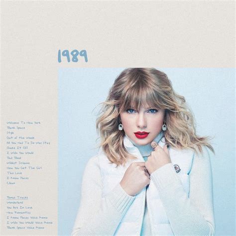1989 Album Cover