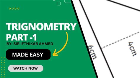 Maths Class 1 Trignometry ~ Part 1 ~ Caie And Igcse ~ Taqwa Team