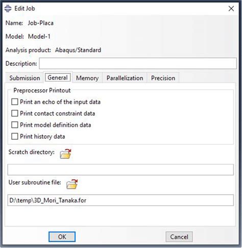 Input Parameters In Abaqus Cae Material Module Download Scientific Diagram