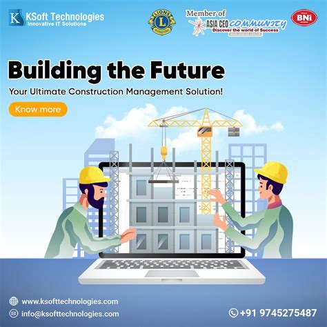 Ksoft Technologies On Linkedin Constructionsoftware Erp