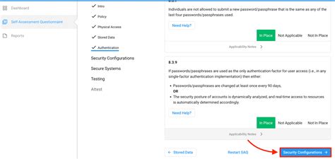 Security Metrics Pci Questionnaire